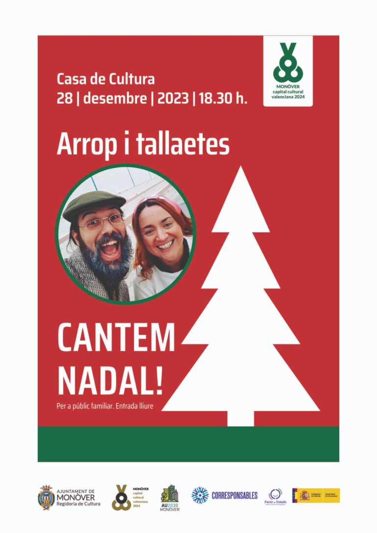 Arriba a Monòver l’espectacle musical familiar “Arrop i tallaetes ...